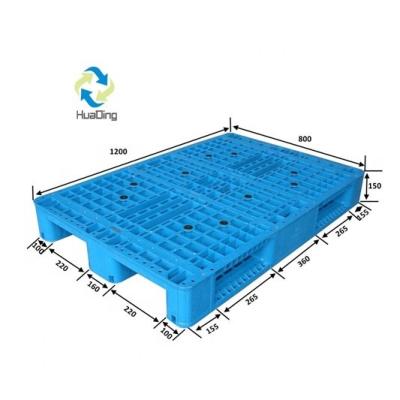 中国 コンクリートブロック冷蔵庫のための積み重ね可能なプラスチック貨物パレット 動的負荷 1.5T 販売のため