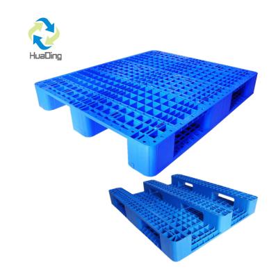 China Industrial Packaging Blue Single Faced 4-WAY Pallet 1200*1000*150mm Eco-friendly Made for sale