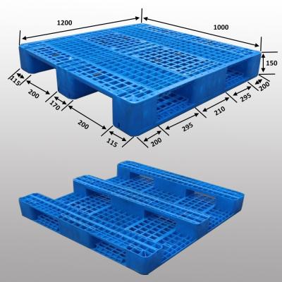 Cina Palette di plastica pesante certificata CE/ISO9001 per l'impilazione in applicazioni industriali in vendita