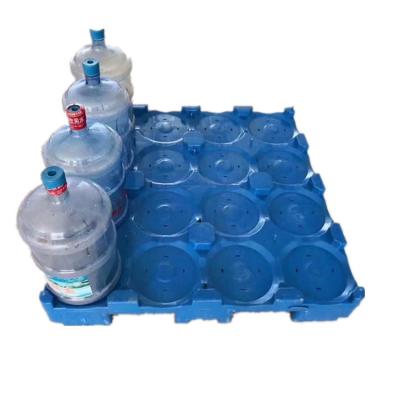 Cina Capacità di carico 4T Palette di plastica per carico pesante di 16 barili di bottiglie d'acqua da 5 galloni in vendita