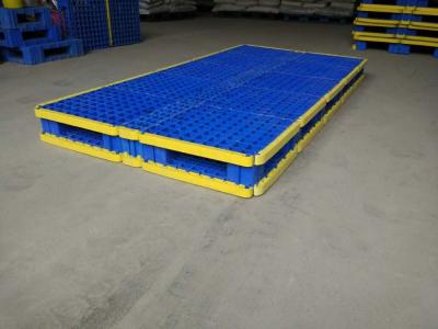 Cina Palette di plastica a grande capacità per lavori pesanti in blocco con carico statico di 6 T in vendita