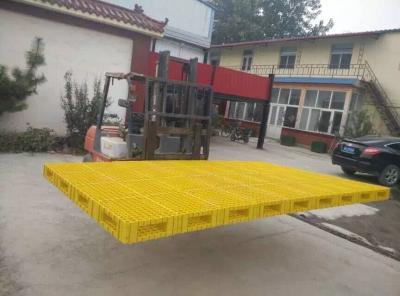 Cina Palette di plastica a grande capacità per lavori pesanti in blocco con carico statico di 6 T in vendita