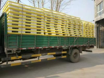 Cina Palette di plastica a grande capacità per lavori pesanti in blocco con carico statico di 6 T in vendita
