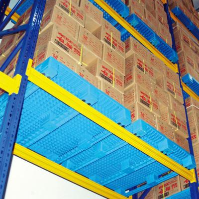 Cina Palette di plastica a ponte aperto di HDPE a facciata singola e antiscivolo per il magazzino in vendita