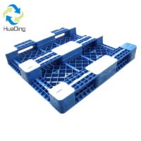 China 6T Static Load Euro Pallets Single Faced Plastic Pallets for Material Handling Needs for sale