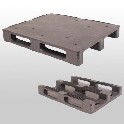China HDPE/PP Plastic Recycled 4 Way Entry Smooth Plastic Pallet 1000x1000 Euro Standard Size for sale