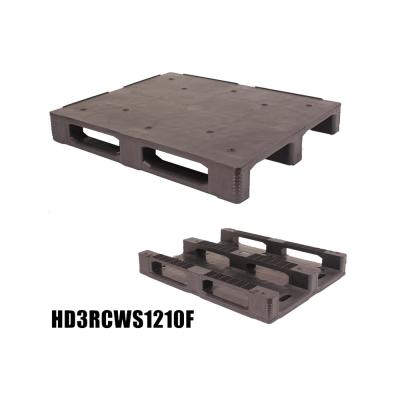 China HDPE/PP Plastic Recycled 4 Way Entry Smooth Plastic Pallet 1000x1000 Euro Standard Size for sale