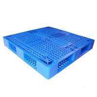 China Stackable Full Perimeter 4-way Base Warehouse Stacking Grid Plastic Pallets for Sales for sale