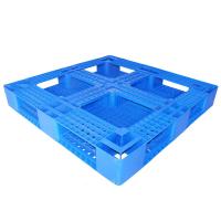 China Stackable Full Perimeter 4-way Base Warehouse Stacking Grid Plastic Pallets for Sales for sale