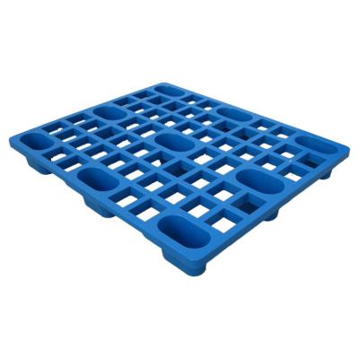 Cina Carico dinamico 1T single faced HDPE dark olive Nestable pallet di plastica con 1000 pezzi in vendita