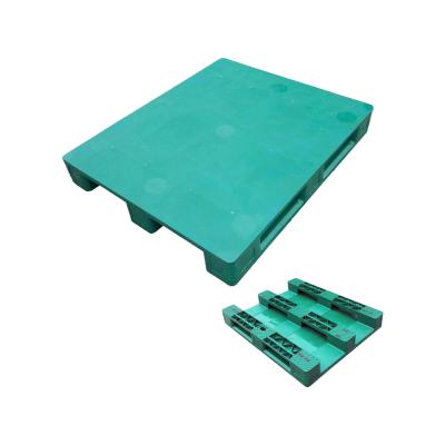 Cina 23 kg/pcs Euro Hygienic Heavy Duty Flat Racking Pallet in plastica con rinforzo in acciaio in vendita