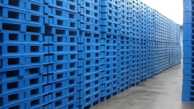 중국 핸드 리프트 및 전기 포크 리프트 유로 호환 HDPE 플라스틱 팔렛 사용자 지정 로고 판매용