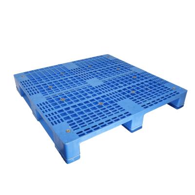 China Single Face Pallet Euro Mesh Plastic Pallet for Forklift Trolley Pallet Static Load 6T for sale