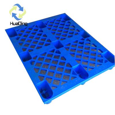 Cina Logo del cliente HUADING Pallet di plastica leggera per carrelli elevatori a facciata singola e durevole in vendita