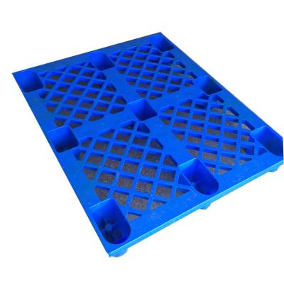 Cina Logo del cliente HUADING Pallet di plastica leggera per carrelli elevatori a facciata singola e durevole in vendita