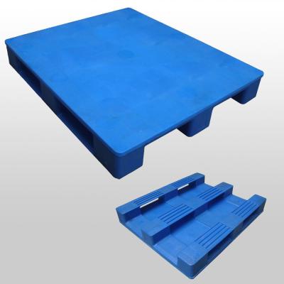 중국 하우딩 HDPE 바닥 플라스틱 팔레트 창고 래킹 단면 스타일 4 차원 입구 판매용