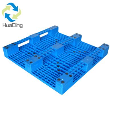 Cina HUADING 1212 Palette di plastica nera pieghevoli per uso pesante con tre corridori tipo fondo in vendita