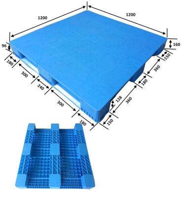 China Paleta de plástico reforçada em HDPE virgem 100 à venda