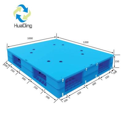 Cina Pallet di plastica impilabile con doppia facciata e ponti aperti di ingresso a quattro vie da HUADING in vendita