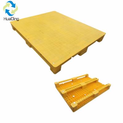 Cina Palette di plastica igienica a facciata singola in HDPE 1250*1000 mm per scaffalatura di superficie solida in vendita