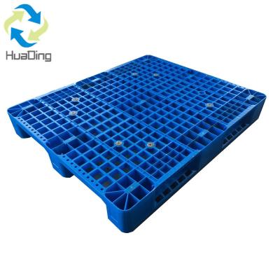 Cina -Made HUADING Palette di plastica per carrelli elevatori a forchetta monofaccia per scaffalature con ingresso a quattro vie in vendita