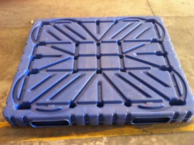Cina HUADING monofaccia Euro Pallet Formaggio a soffio di plastica tipo di ingresso a 4 vie carico dinamico 1.5T in vendita