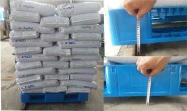 Cina Paletti di plastica a griglia a doppia faccia pesanti e riutilizzabili per scaffalature di magazzino in vendita