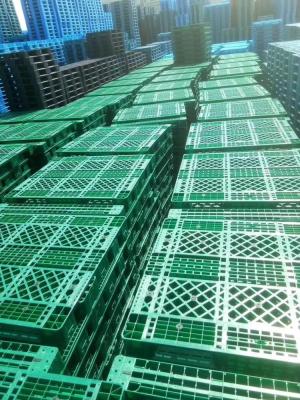 中国 倉庫用ラック用のHDPE単面孔状プラスチックパレット 6T静電荷 販売のため