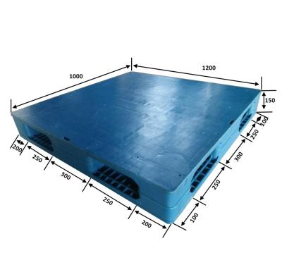 Cina 1200*1000*150 mm Palette di plastica su misura con sistema di scaffalatura a copertura 1T Soluzione di stoccaggio in vendita