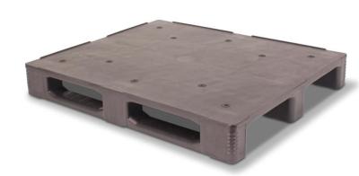 Cina 4 Entrate di tipo pesante pallet di plastica taglia standard in vendita