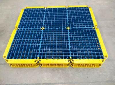 Cina Palette di plastica a griglia a doppia faccia per il magazzinaggio in magazzino Tipo di ingresso a quattro vie in vendita