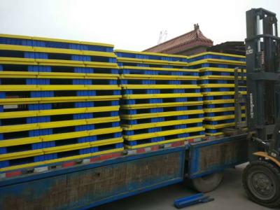 Cina Palette di plastica a griglia a doppia faccia per il magazzinaggio in magazzino Tipo di ingresso a quattro vie in vendita
