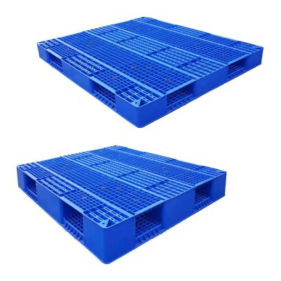 Cina Palette di plastica a doppia faccia a griglia con ingresso a quattro lati in vendita