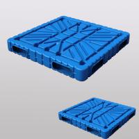 China 1200*1000 Plastic Pallet with 4-Way Entry Static Load 6Ton Dynamic Load 2T Stackable for sale