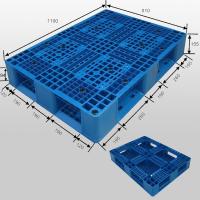 China HUADING Euro Polypropylene Plastic Pallets 1T Dynamic Load Grid Deck Style for sale