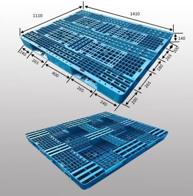 Cina Pallet in plastica HDPE riutilizzabile con ingresso a 4 vie per prestazioni di trasporto industriale in vendita