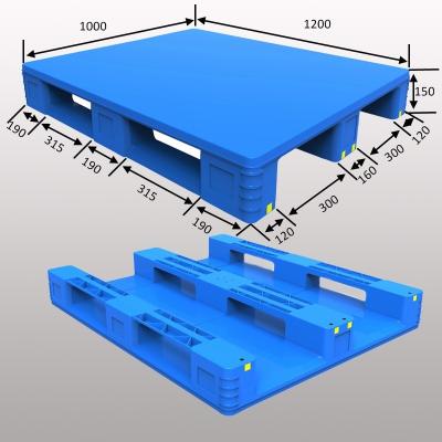 Cina HUADING pallet di plastica a scaffale automatico pallet industriale con opzioni di etichettatura in vendita