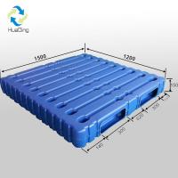 China Versatile Double Deck Plastic Pallet with 1.5T Dynamic Load and 4-Way Entry Type for sale