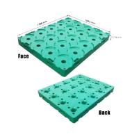 China Sturdy HUADING 5 Gallon Water Bottles Racking and Storage Plastic Pallet Stackable for sale