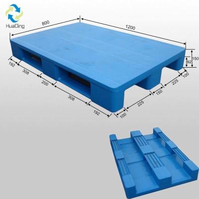 Cina Paletti di plastica modellati a griglia blu a prezzi accessibili con materiale HDPE a facciata singola in vendita