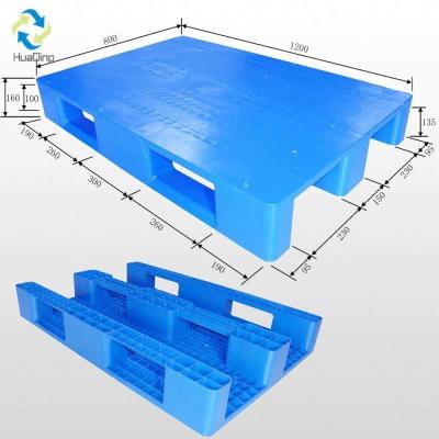 Cina Paletti di plastica modellati a griglia blu a prezzi accessibili con materiale HDPE a facciata singola in vendita