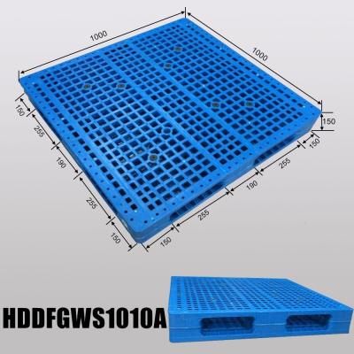 Cina Palette industriali reversibili con gomma antiscivolo inserita e materiale HDPE 1000*1000 in vendita