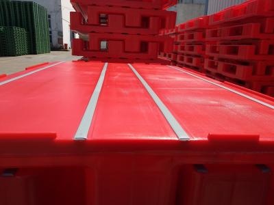 Cina Capacità di carico di 1T a facciata singola HUADING Hygienic Plastic Pallet 1200*800 per sistema di scaffalatura in vendita
