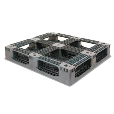 China 1200*1000 mm HDPE materiaal Plastic pallets voor opslag geproduceerd door HUADING Company Te koop