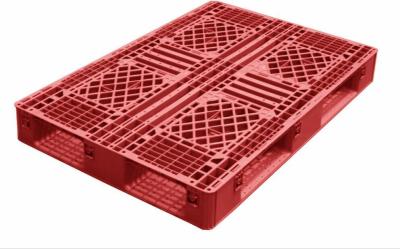 China 1200*1000 mm HDPE materiaal Plastic pallets voor opslag geproduceerd door HUADING Company Te koop