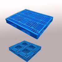 China L1200*W1000*H150 Mm Dynamic Load 1.5T Large Full Perimeter Stackable Plastic Pallets for sale