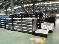 China Foldable Plastic Pallet Box with 4 T Stadic Load and 0.5T Racking Load Space-saving for sale