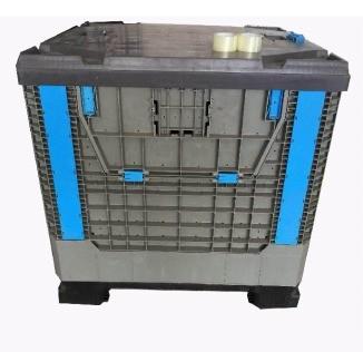 China Large Capacity Heavy Duty Collapsible Pallet Box 1200*1000*975mm with Dynamic load 1T for sale