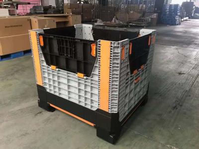 China Large Capacity Heavy Duty Collapsible Pallet Box 1200*1000*975mm with Dynamic load 1T for sale