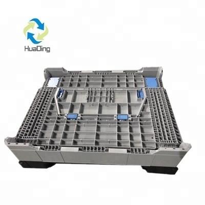 China Large Capacity Heavy Duty Collapsible Pallet Box 1200*1000*975mm with Dynamic load 1T for sale